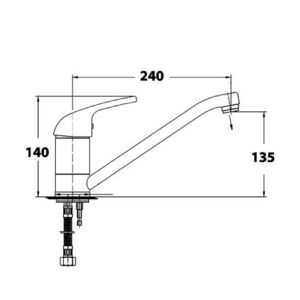 Swivel Sink Mixer - Hardware Abouts